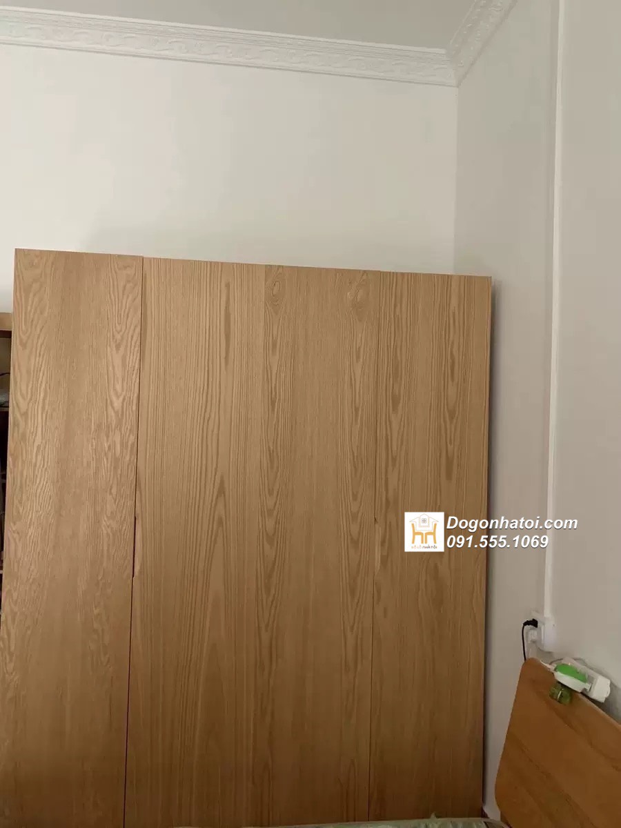 Tủ Quần Áo Gỗ Sồi Tự Nhiên 5 Cánh C2m X D2m2